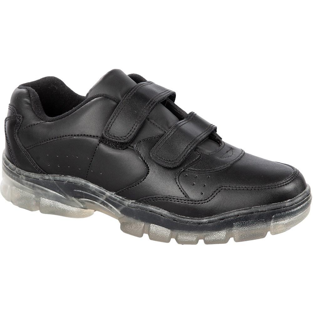 Bob Barker Leather Clear Sole Athletic Shoe