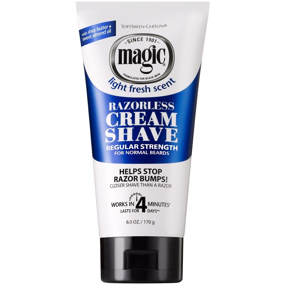 Magic Razorless Beard Remover (Cream), 6 oz