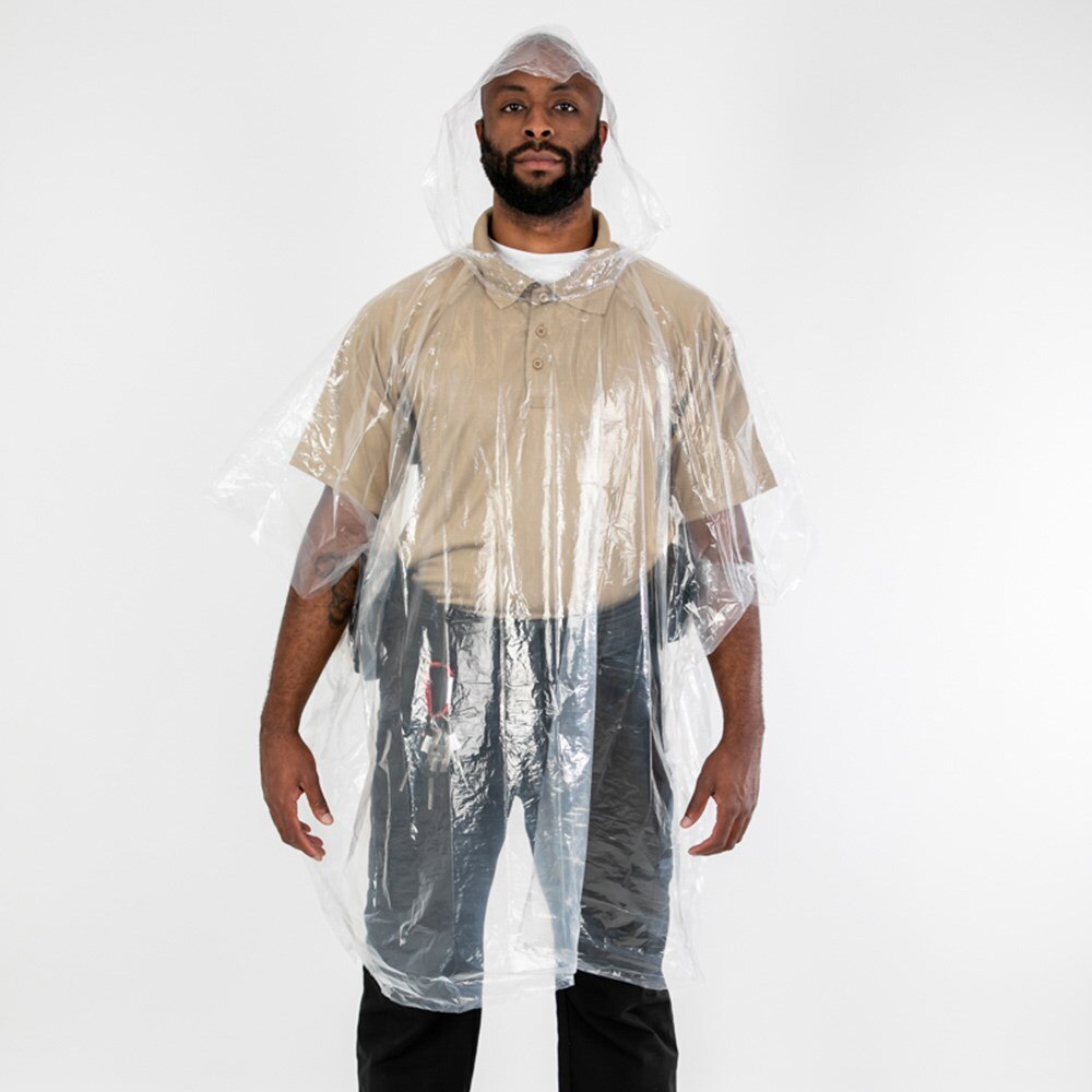 Clear Disposable Ponchos