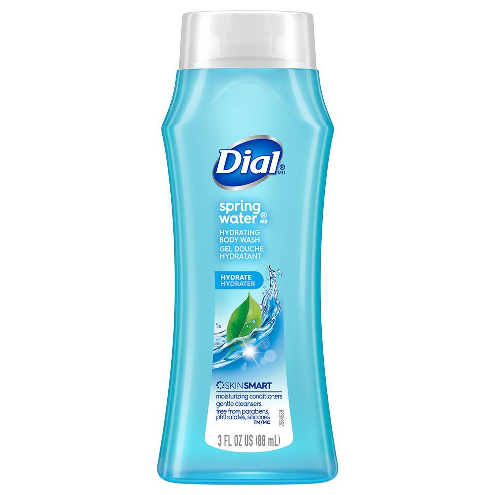Dial® Spring Water Body Wash, 3 fl. oz.