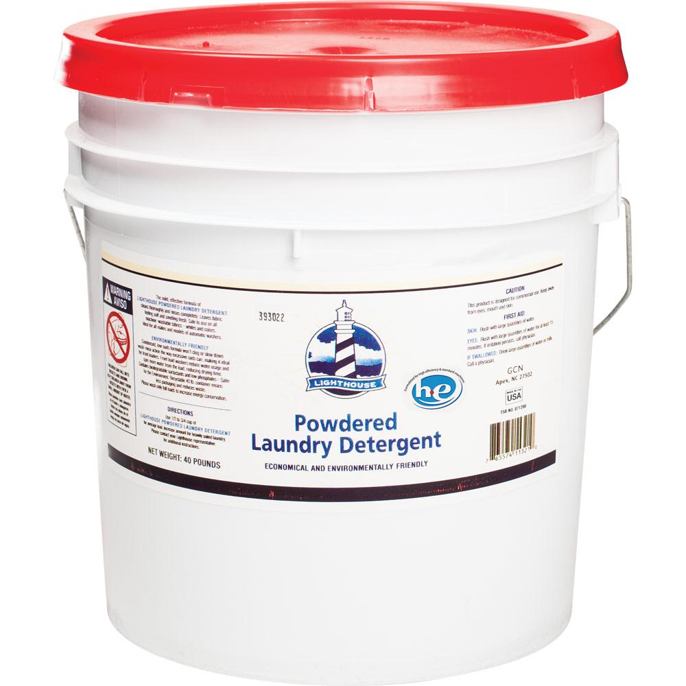 Powdered Laundry Detergent, HE, 40 lb