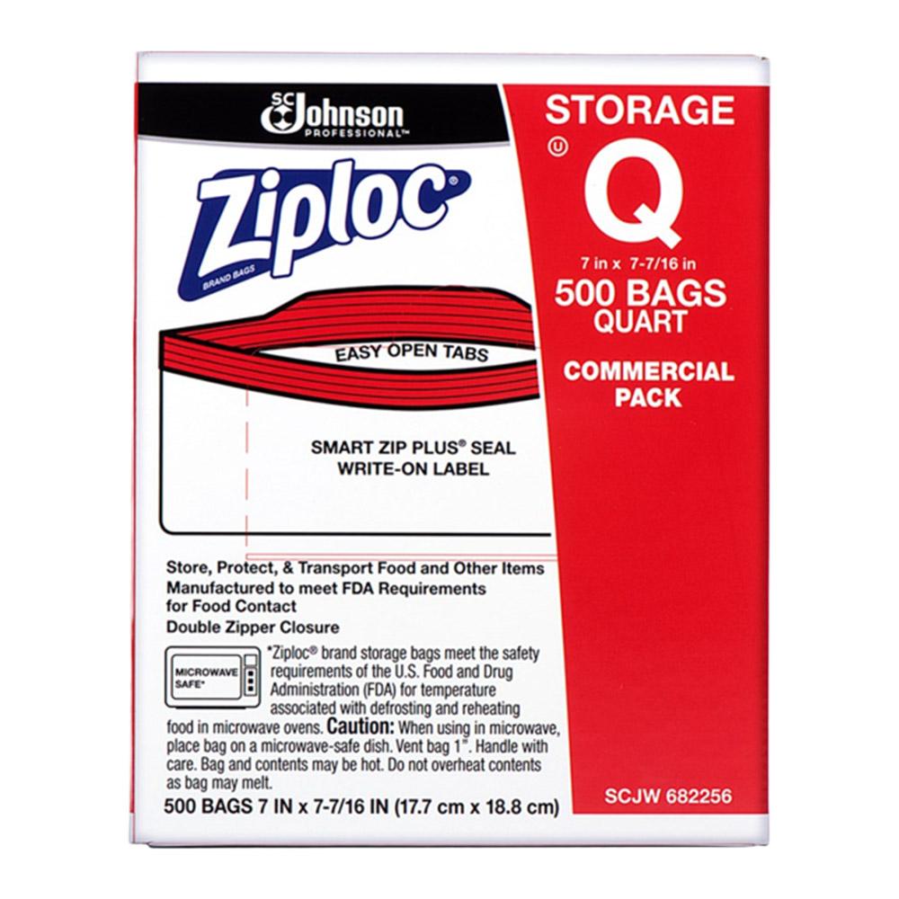 Ziplock Storage Quart Bag